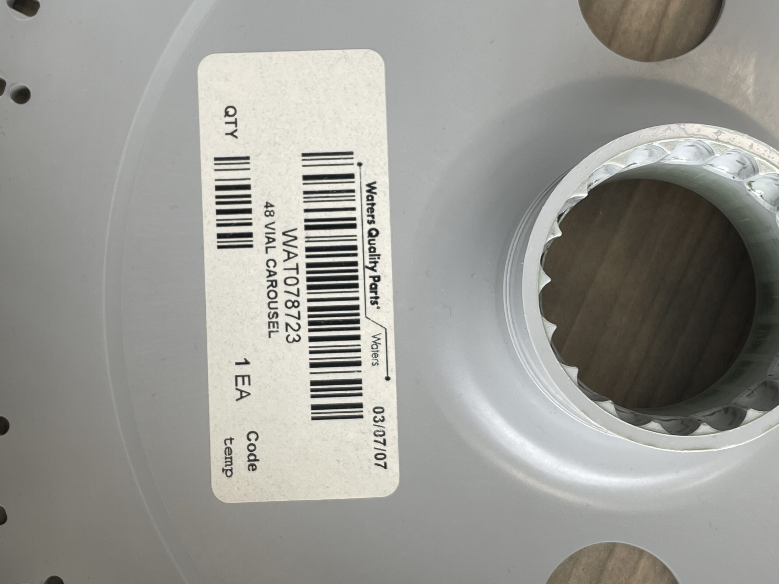 Vial Carousel PN: 078723 – Lab2Parts