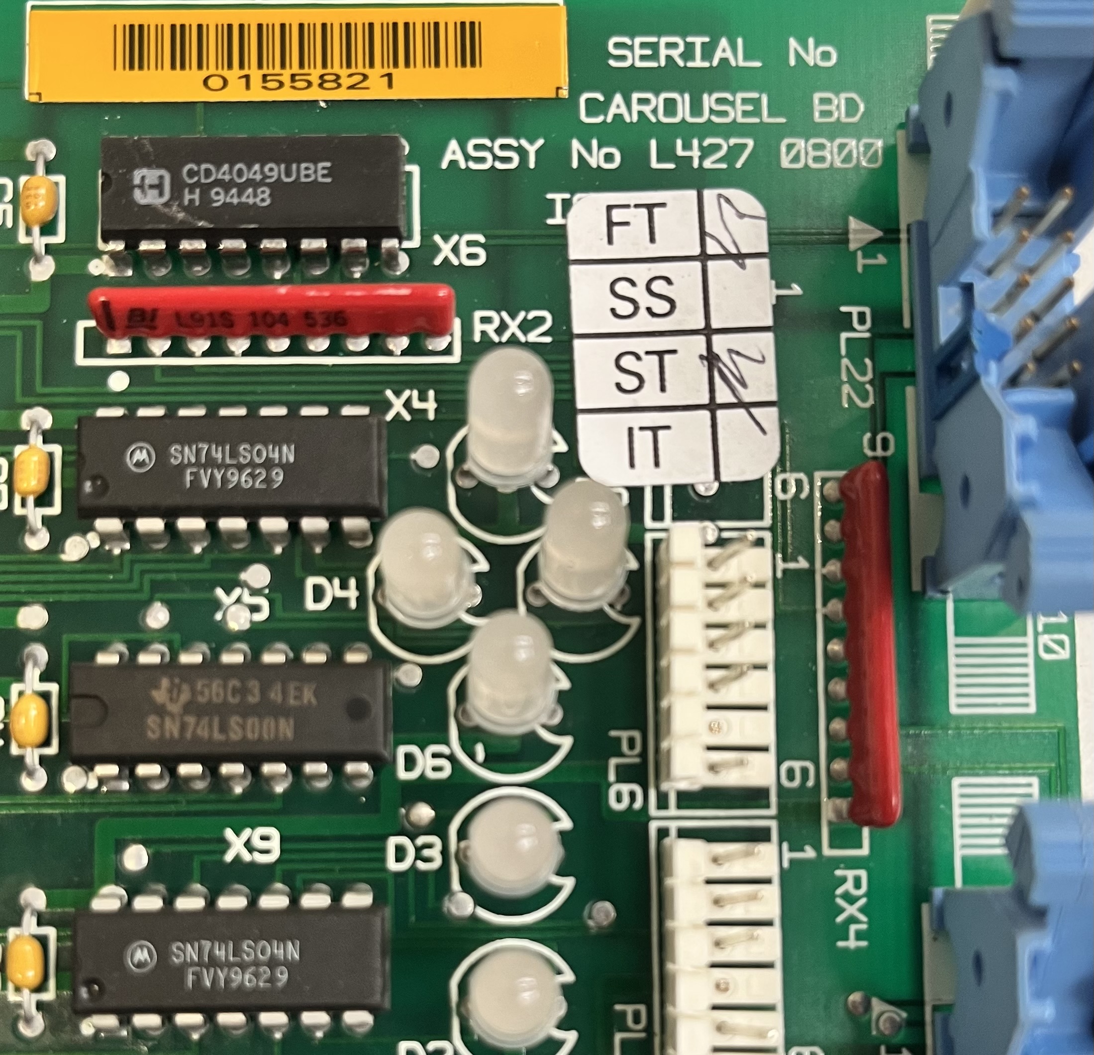 Carousel BD Assy No L4270800 – Lab2Parts
